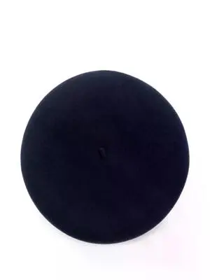 LAROSE PARIS Zip-detail Embroidered Beret