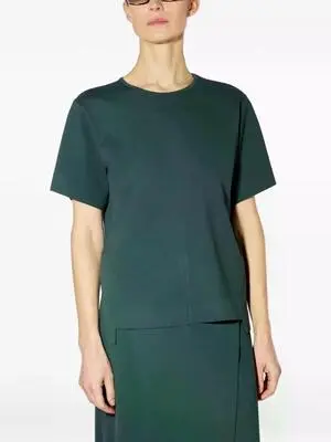 Liviana Conti Gea Side-slit Short-sleeve T-shirt - Green