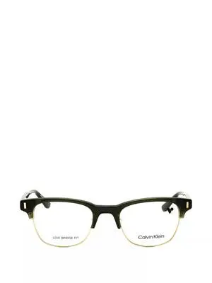 Calvin Klein Round-frame Glasses - Green