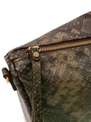 GIANNI CHIARINI Nora Leather Clutch Bag