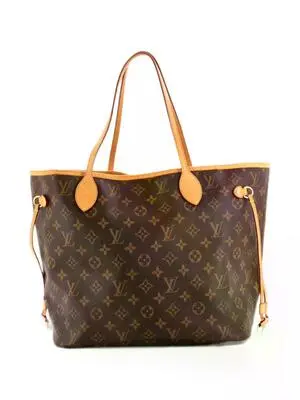 LOUIS VUITTON Neverfull Monogram Canvas Mm Tote Bag - Brown