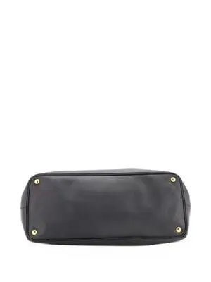 Prada Double Zip Lux Saffiano Leather Xl Tote Bag