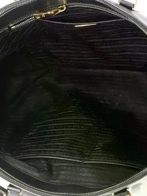 Prada Double Zip Lux Saffiano Leather Xl Tote Bag