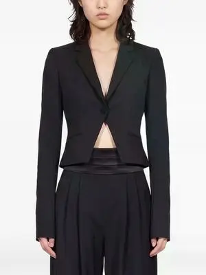 Andamane New Zefira Single-breasted Cropped Blazer
