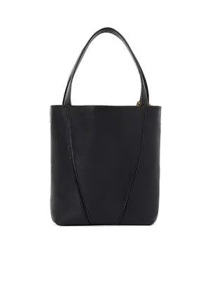 Chloé Spin Small Tote Bag In Grainy Leather