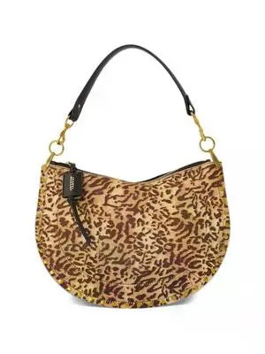 Isabel Marant Étoile Oskan Soft Leopard-print Clutch Bag - Brown