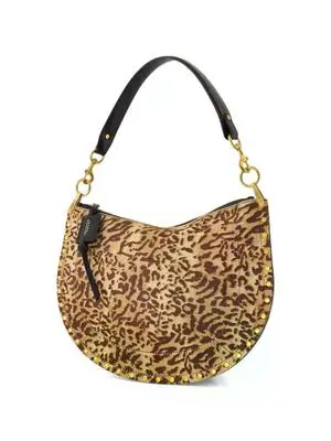 Isabel Marant Étoile Oskan Soft Leopard-print Clutch Bag