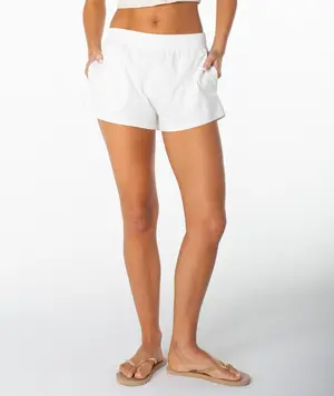 Roxy Summer Fling Jersey Short - Cloud Dancer Solid