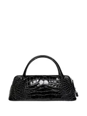Tory Burch Lock Croc-embossed Top-handle Bag