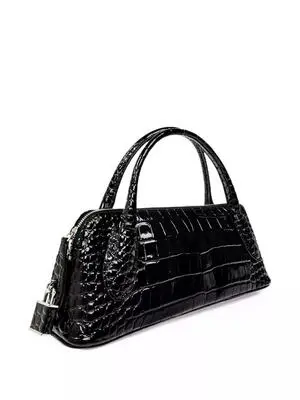Tory Burch Lock Croc-embossed Top-handle Bag