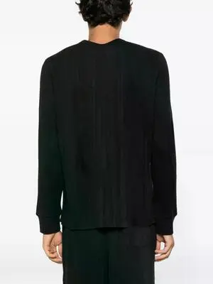 SKIMS Waffle-knit Logo-patch Sweatshirt