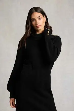 Holland Cooper Berkeley Roll Neck Mini Dress