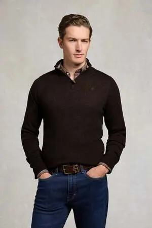 Holland Cooper Fine Quarter Zip Knit