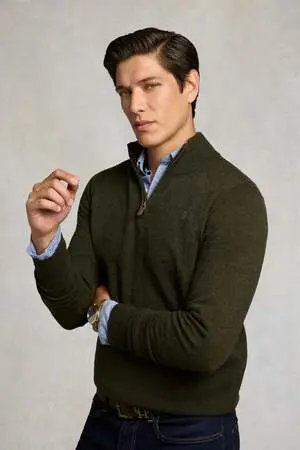 Holland Cooper Fine Quarter Zip Knit