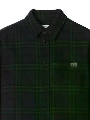 Burberry Classic-fit Check Wool Shirt