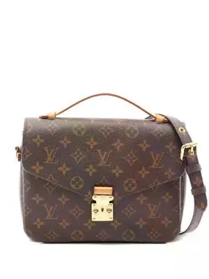 LOUIS VUITTON 2018 Metis Pochette Monogram Shoulder Bag - Brown
