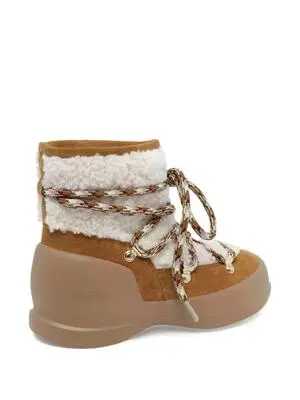 Moon Boot Mezzaluna Shearling Boots