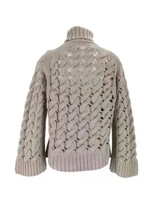 P.a.r.o.s.h Cable-knit Roll-neck Sweater