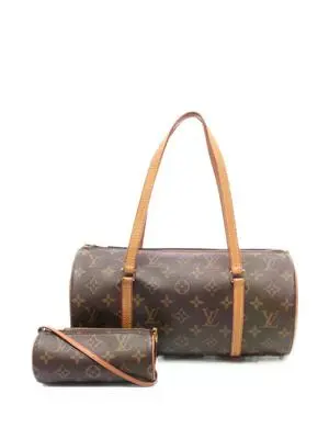 LOUIS VUITTON 2004 Papillon 30 Monogram Shoulder Bag - Brown