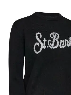 MC2 SAINT BARTH Rhinestone-embellished Jacquard Sweater