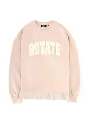 ROTATE BY BIRGER CHRISTENSEN Heavy Crewneck Beige Sweatshirt - Neutrals