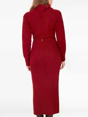 TWINSET Belted Midi Dress