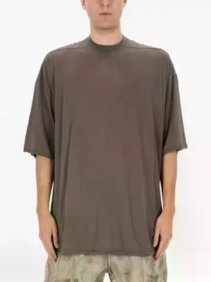 Rick Owens Raw-cut Short-sleeve T-shirt - Brown