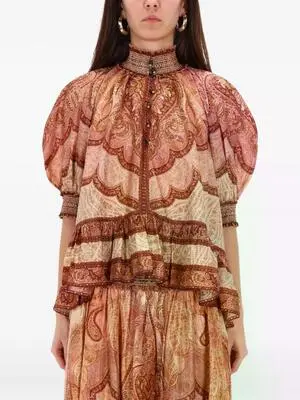 Zimmermann Wanderlust Ruffle Blouse