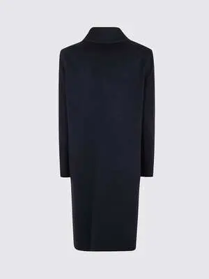 Tagliatore Single-breasted Knee-length Coat In Wool And Cashmere