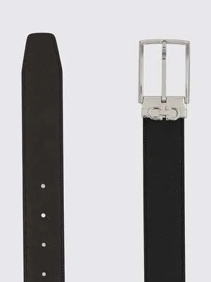 FERRAGAMO Reversible Gancini Pin-buckle Belt In Calf Leather