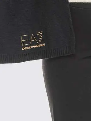 EA7 2-piece Wool Blend Set With Beanie And Embroidered Logo