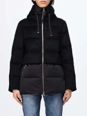 DUNO Keiko Prato Mestre Quilted Wool-blend Hooded Down Jacket - Black