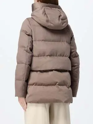 DUNO Keiko Prato Mestre Quilted Wool-blend Hooded Down Jacket - Dove Grey