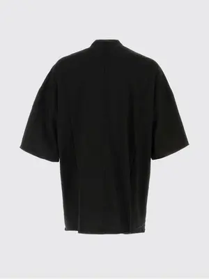 Rick Owens Oversized Short-sleeved Cotton T-shirt - Black