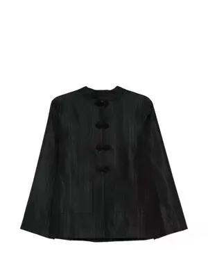RÓHE Pankou Striped Jacket - Black