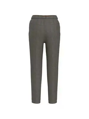 MARCCAIN Rhodos Drawstring-cropped Tapered Trousers
