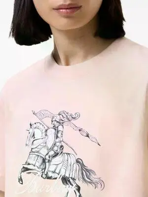 Burberry Etched Knight Cotton T-shirt