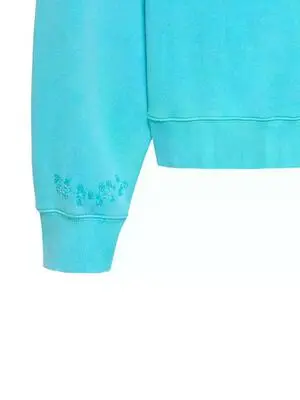 NEW AMSTERDAM SURF ASSOCIATION Logo-print Distressed Hoodie