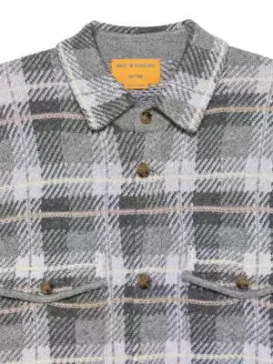 Guest In Residence Plaid-check Cashmere Shirt