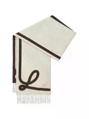 Loewe Intarsia-knit Scarf