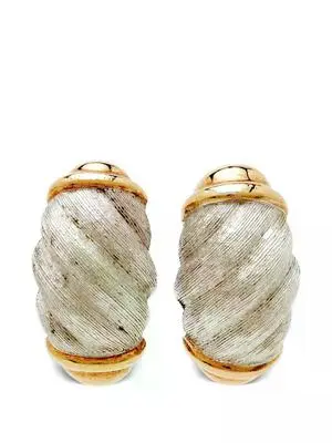 Dior Clip-on Earrings - Silver