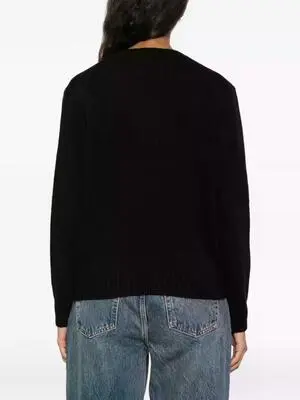 RUE MADAM PARIS Teddy-bear Intarsia-knit Sweater