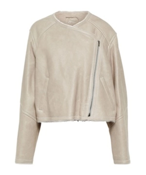 Isabel Marant Étoile Ostya Shearling-lined Leather Jacket