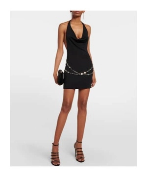 AYA MUSE Hyd Halterneck Minidress