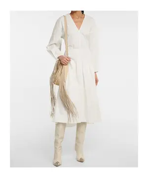 Vince V-neck Long Sleeve Dress