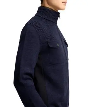 Moncler Zip-up Turtleneck Cardigan