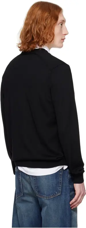 Maison Kitsuné Fox Head Patch Knit Cardigan