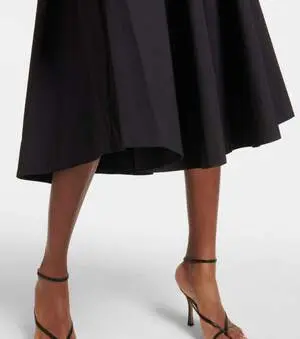 Dorothee Schumacher Poplin Power Off-shoulder Midi Dress