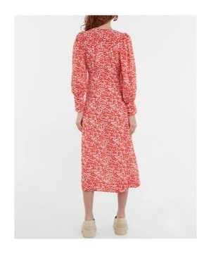 GANNI Floral Print Midi Dress