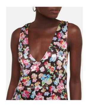 GANNI Sleeveless Midi Dress